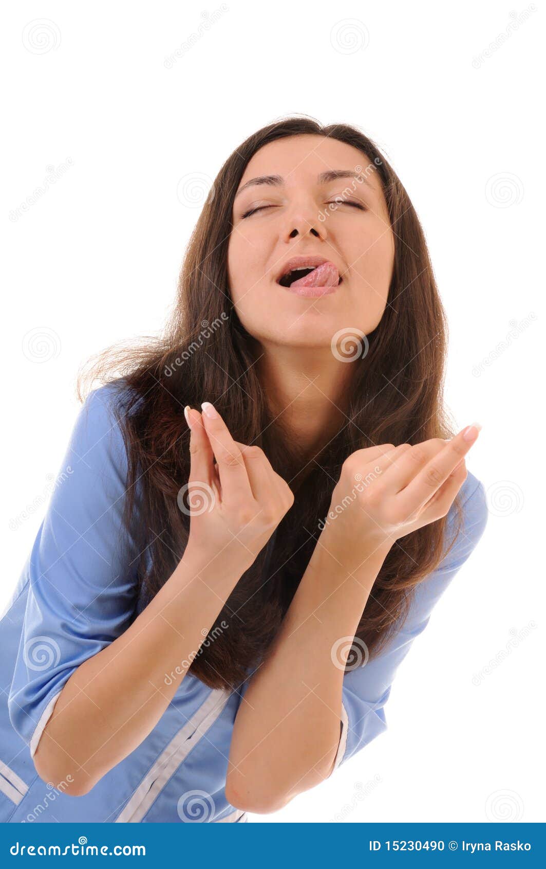 Extremely delicious stock photo. Image of face, emotion - 15230490