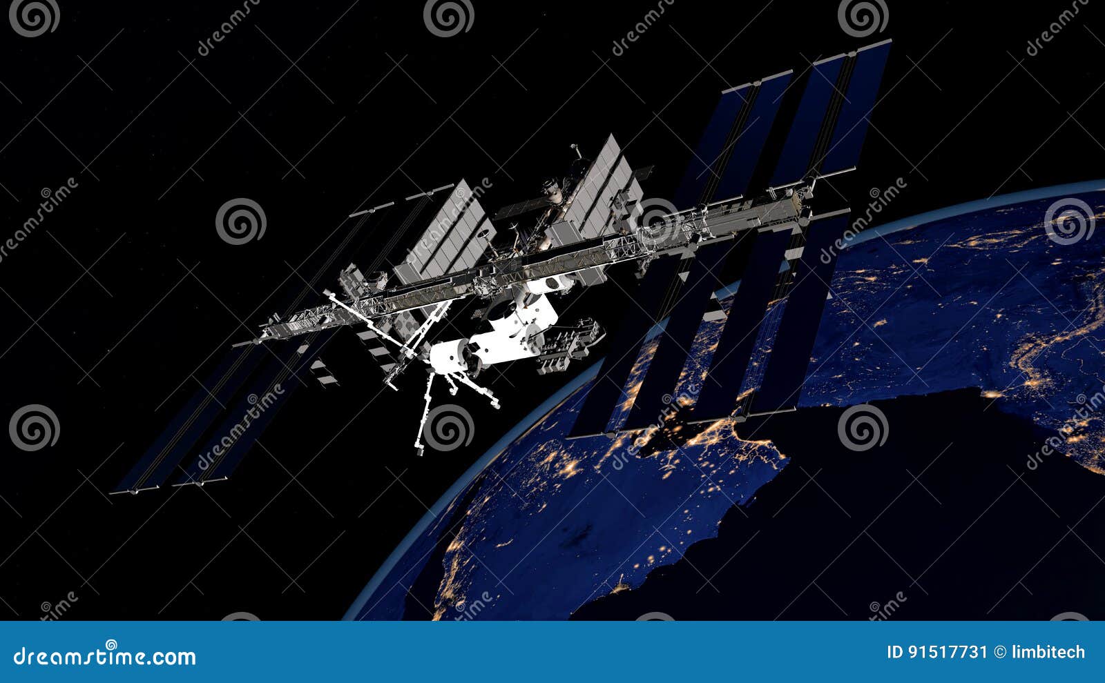 Extremely Detailed And Realistic High Resolution 3D Image Of ISS ...