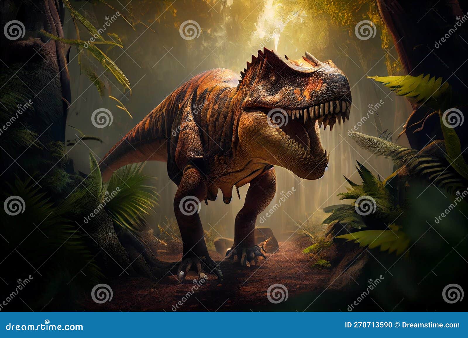 Extremely Detailed and Realistic Illustration of Dinosaur, T Rex ...