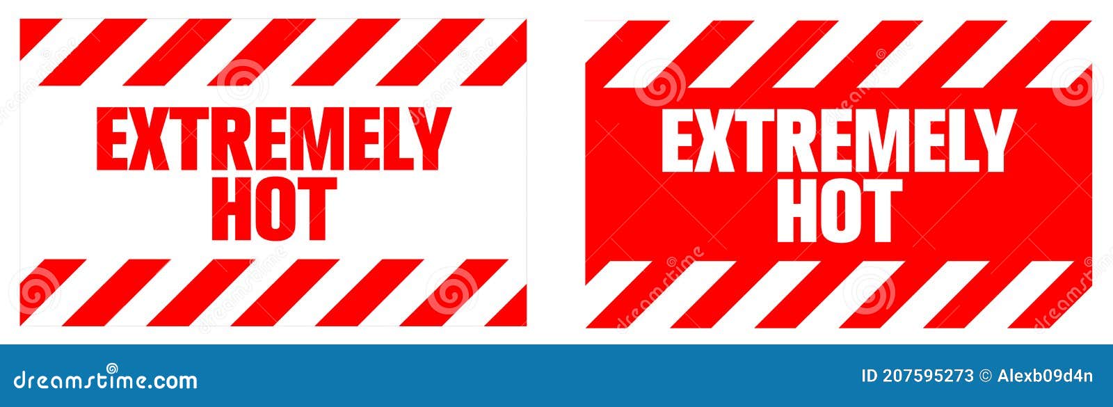 Extremely Hot Surface Sign. Stock Vector - Illustration of sign ...