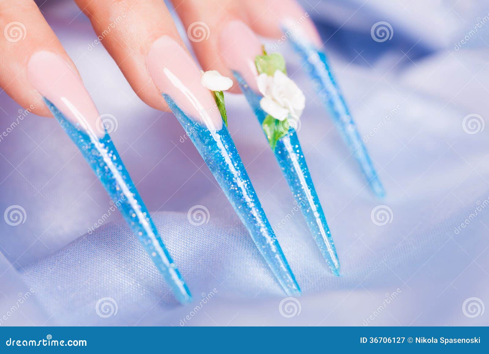 Extremely long nails stock image. Image of cosmetics - 36706127