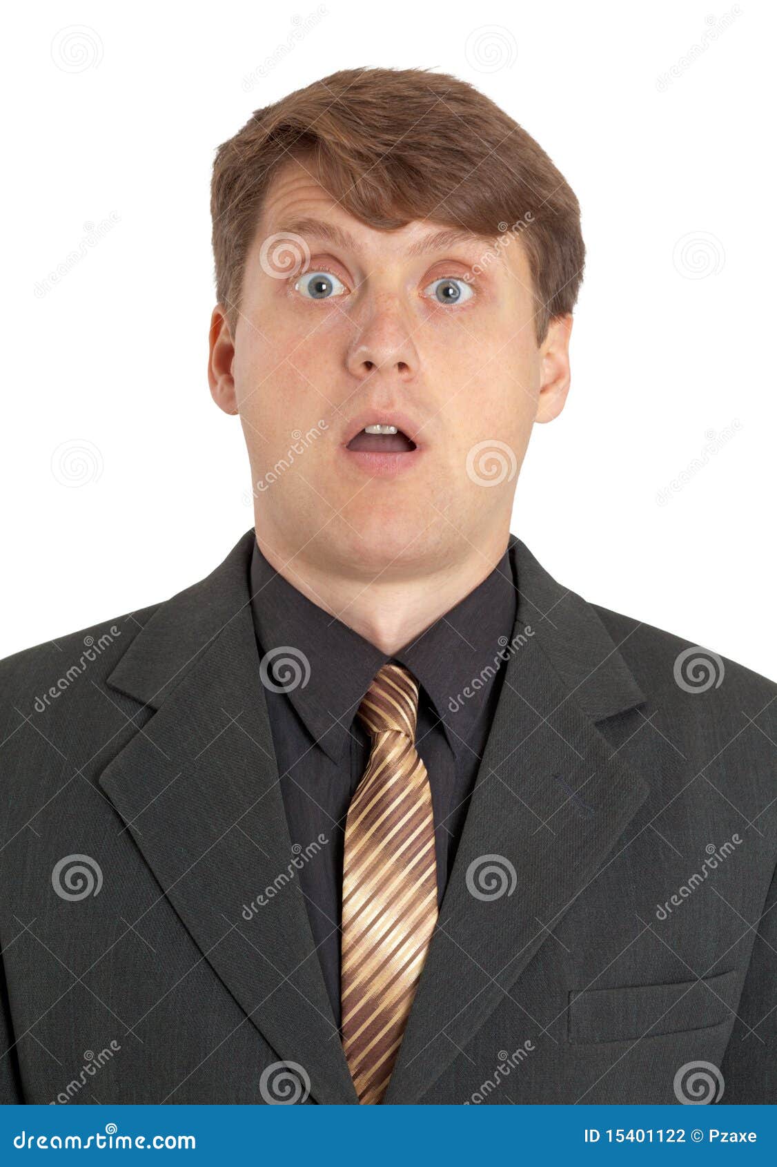 Extremely Surprised Businessman Stock Photo - Image of businessman ...