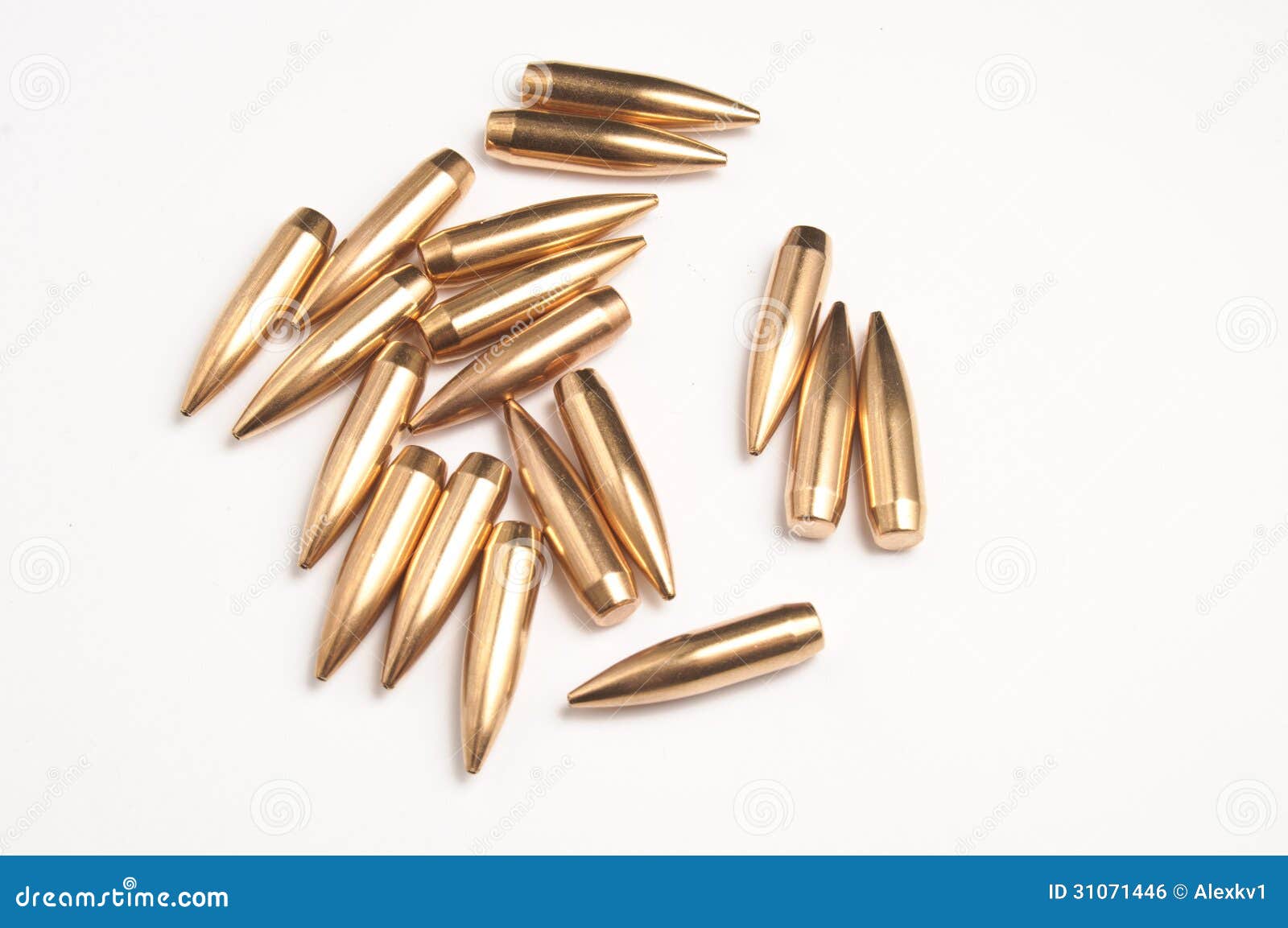 Extremidades De La Bala Del Rifle Foto de archivo - Imagen de equipo ...