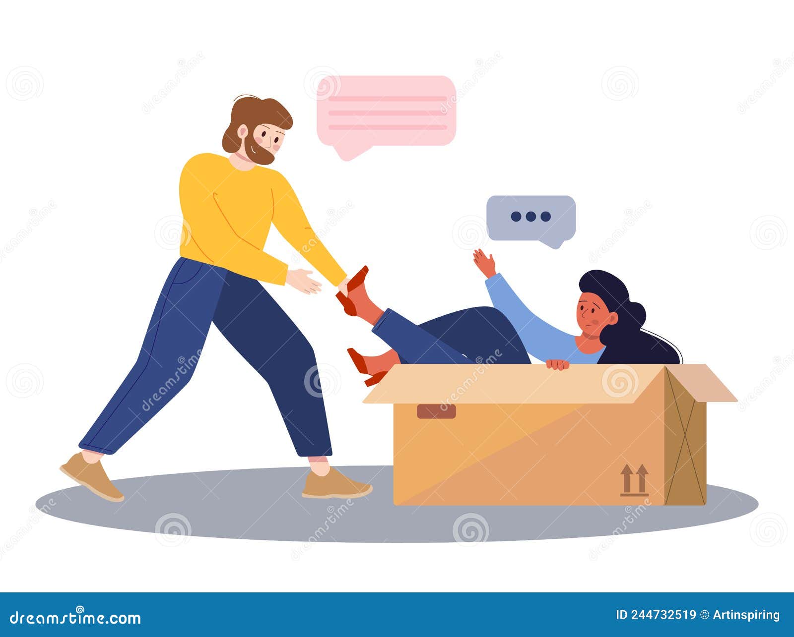 Extrovert Individuality. Extraversion Character Enjoying Communication ...