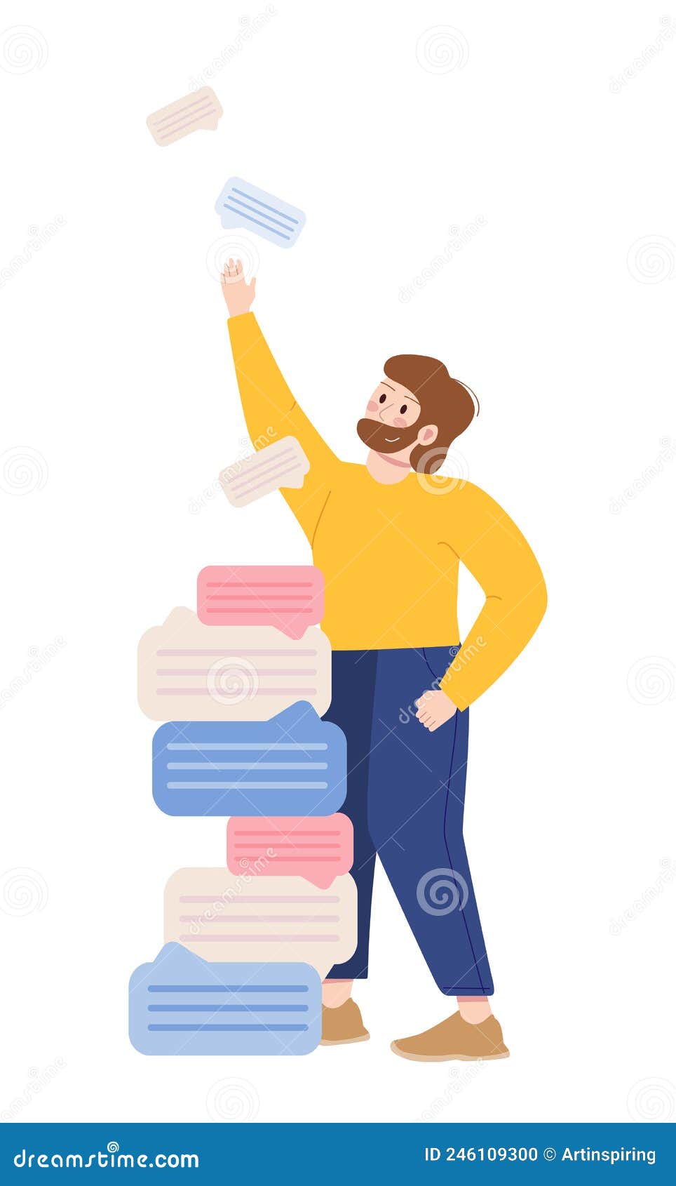 Extrovert Individuality. Extraversion Character Enjoying Communication ...