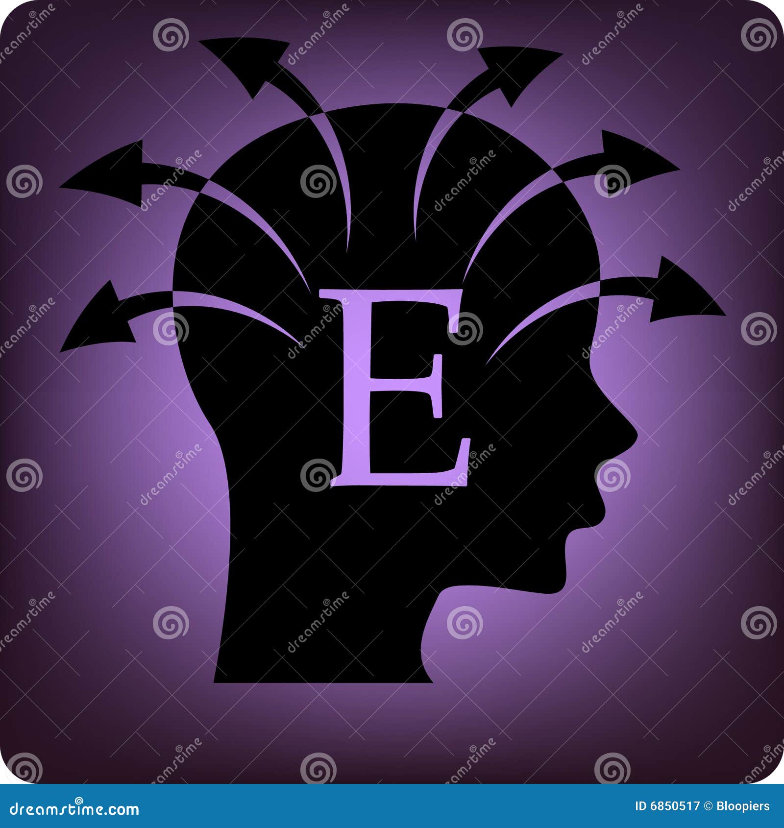 Extrovertido ilustração do vetor. Ilustração de sentido - 6850517