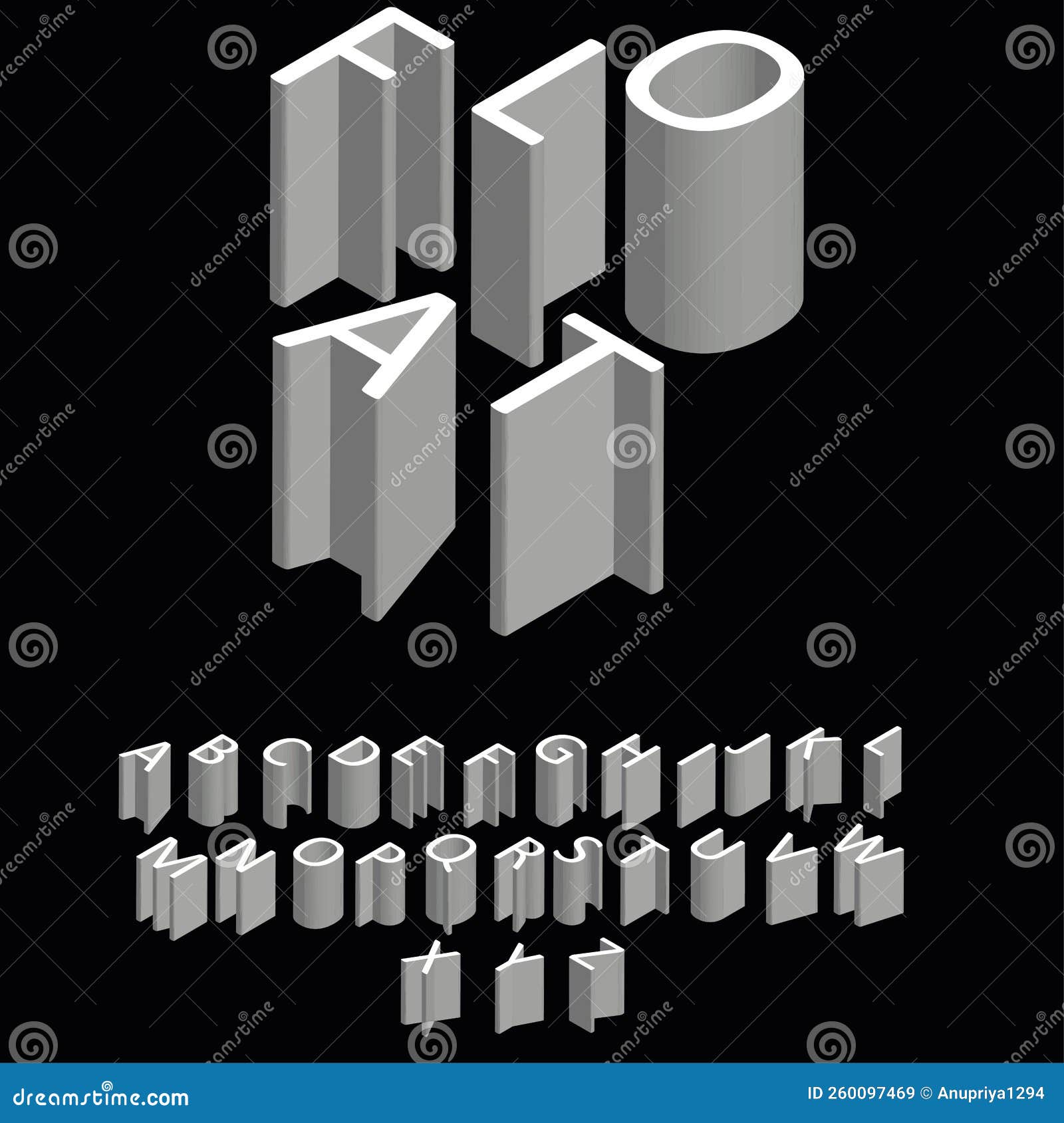 Extrude Text Effect Vector File Stock Vector - Illustration of extrude ...