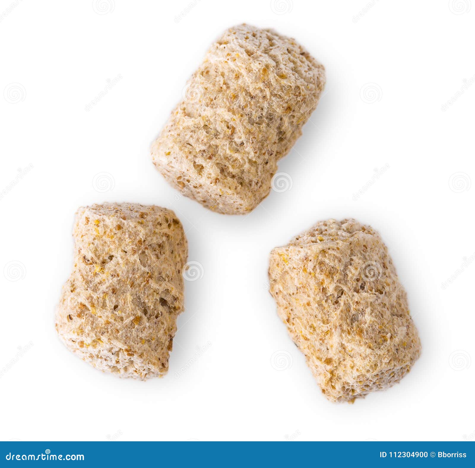 Extruded Wheat Bran Pellets Isolated on White Stock Photo - Image of ...