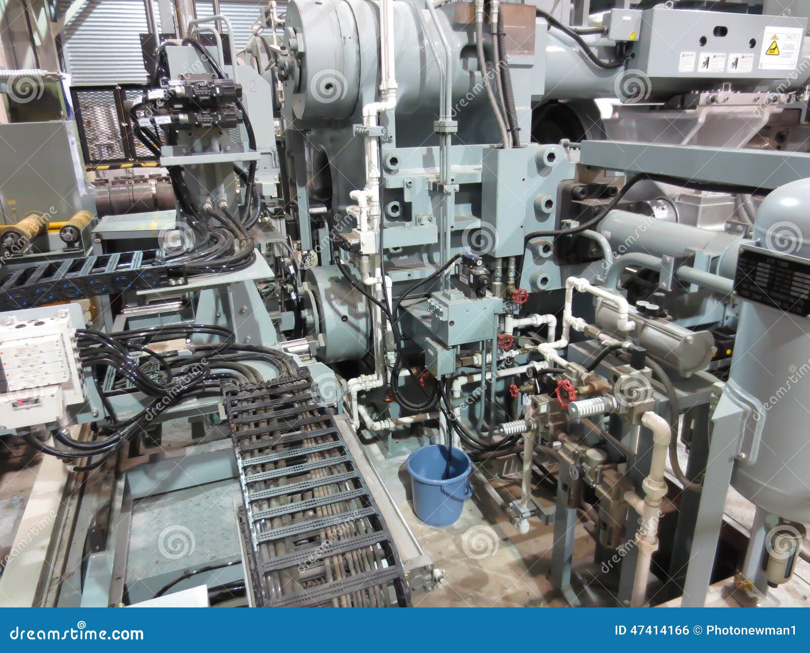 Extrusion Aluminium Machine Stock Photo - Image of machine, profile ...