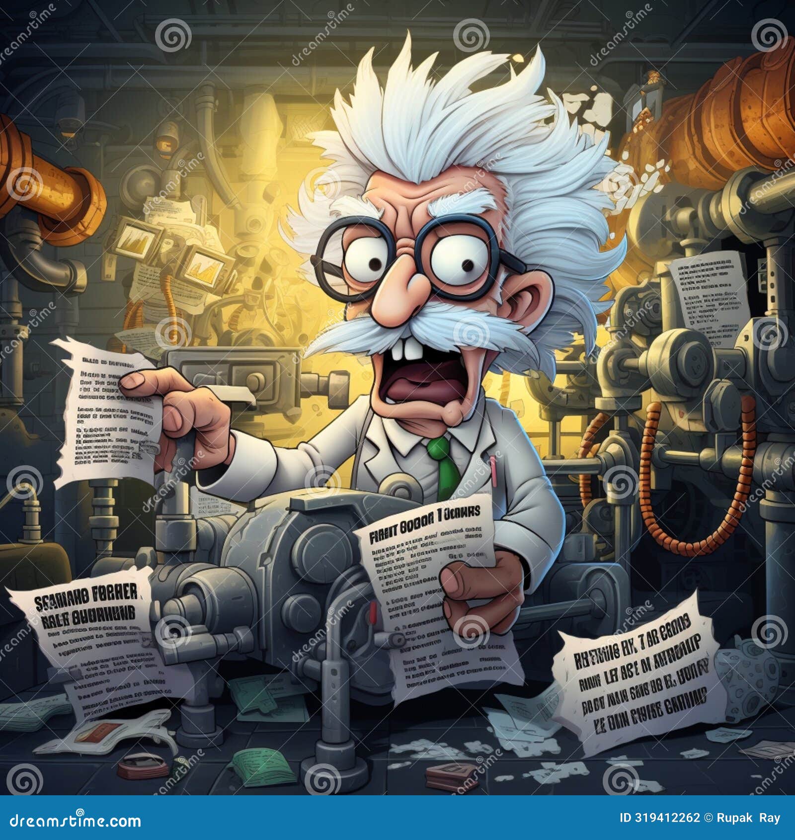 Extrusion Tube Plastic Manufacturing Royalty-Free Cartoon ...