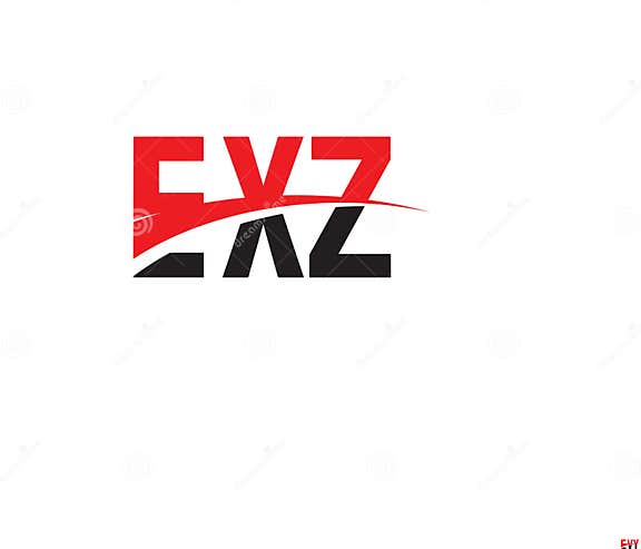 EXZ Letter Initial Logo Design Vector Illustration Stock Vector ...