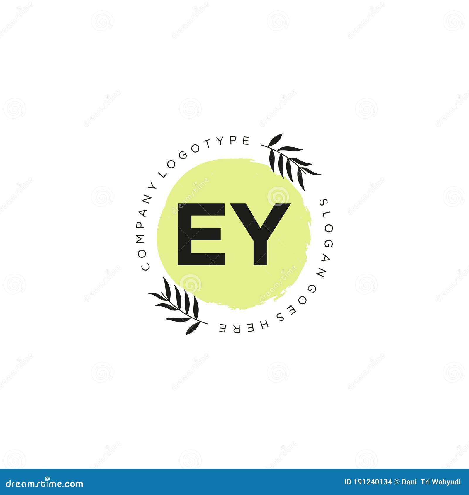 EY Letter Logo Icon Design Template Elements Stock Vector ...