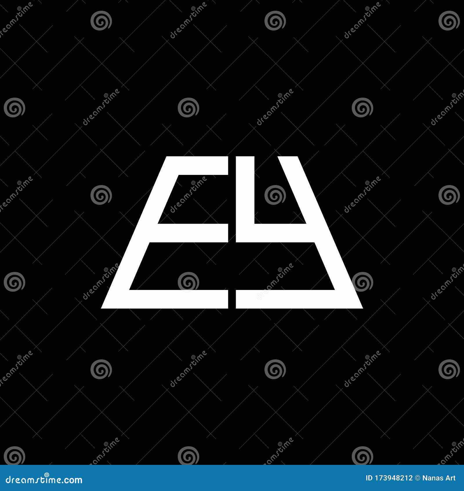 EY Logo Abstract Monogram Isolated on Black Background Stock Vector ...