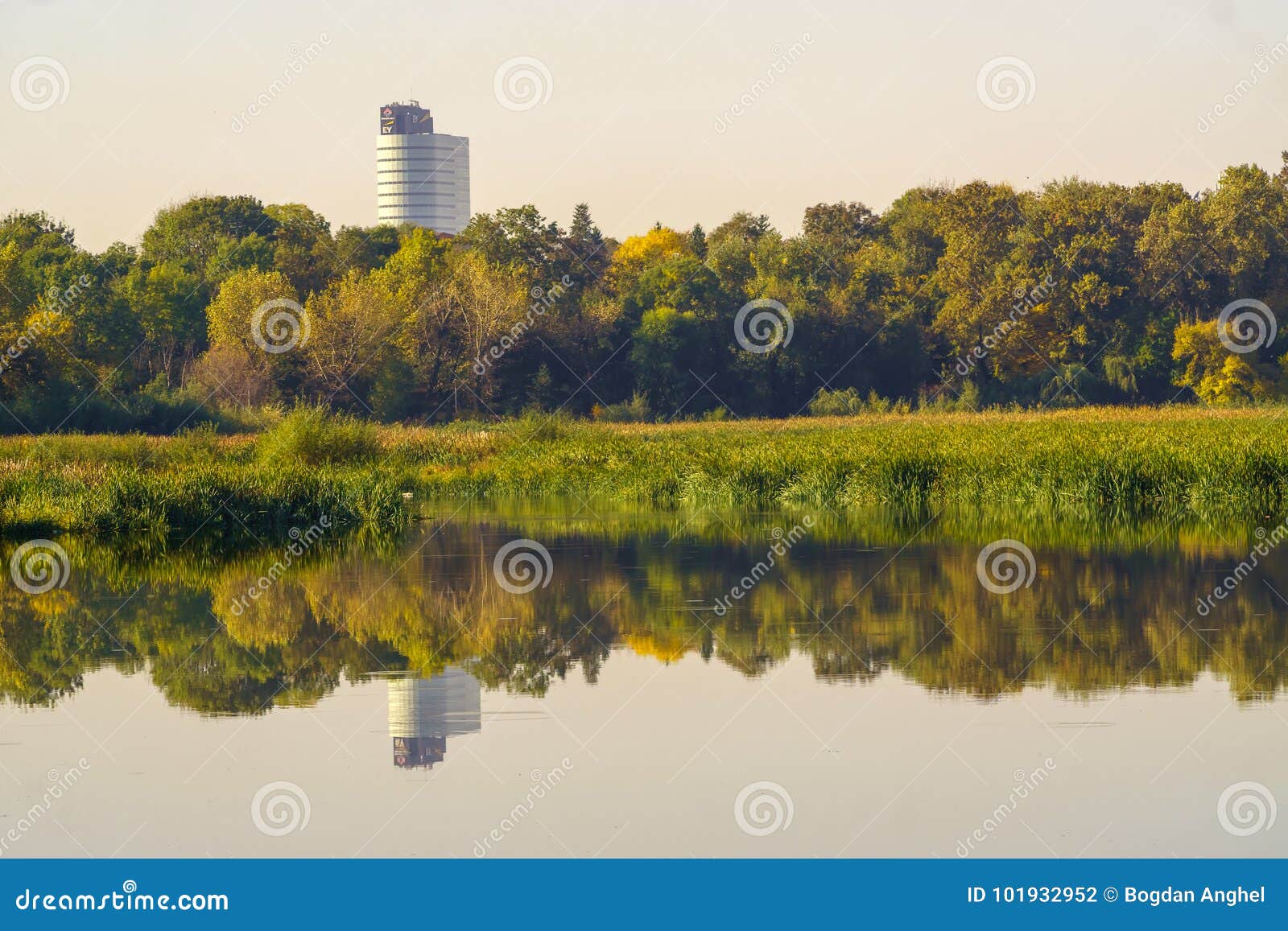 EY - Romanian Headquarters stock photo. Image of sunset - 101932952
