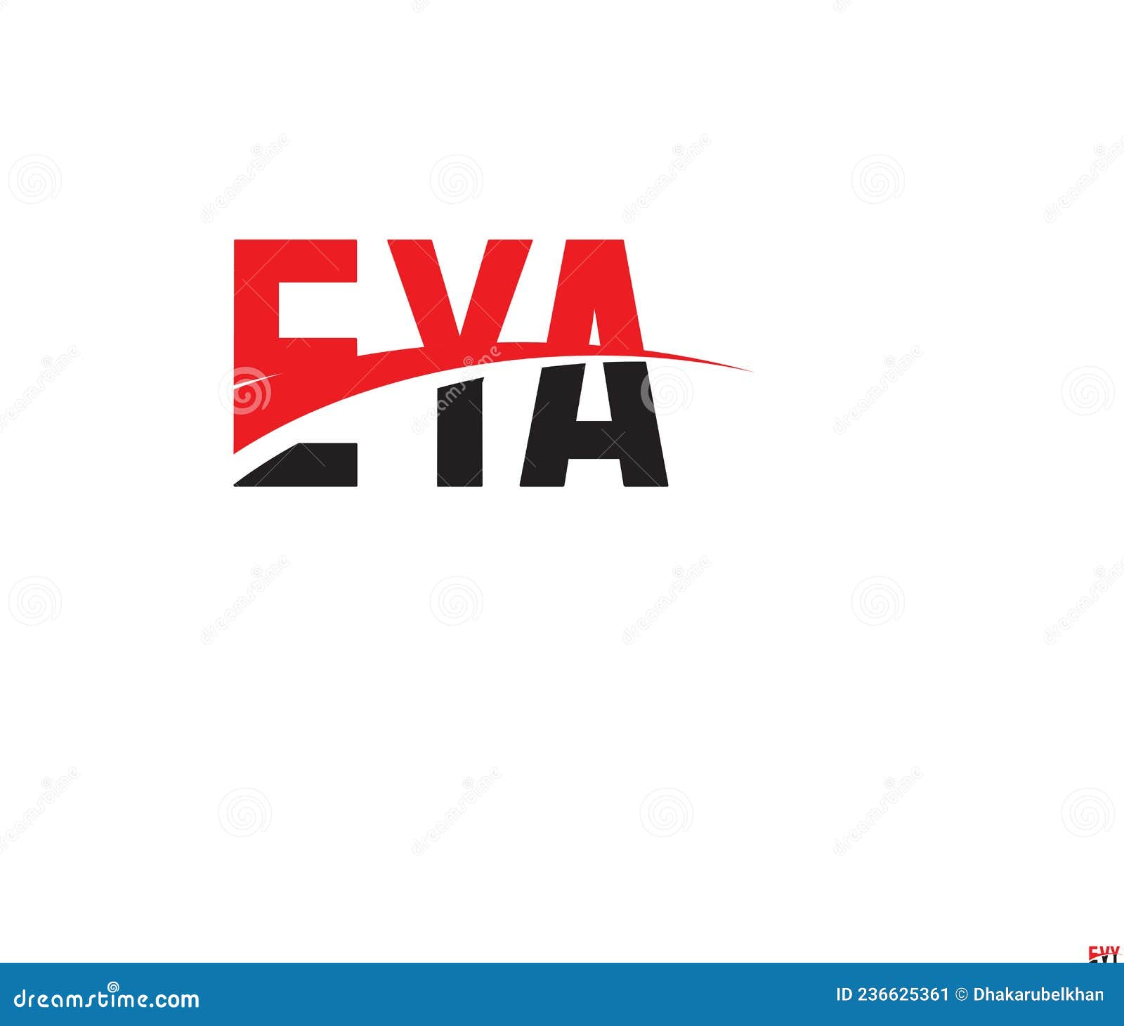 EYA Letter Initial Logo Design Vector Illustration Stock Vector ...