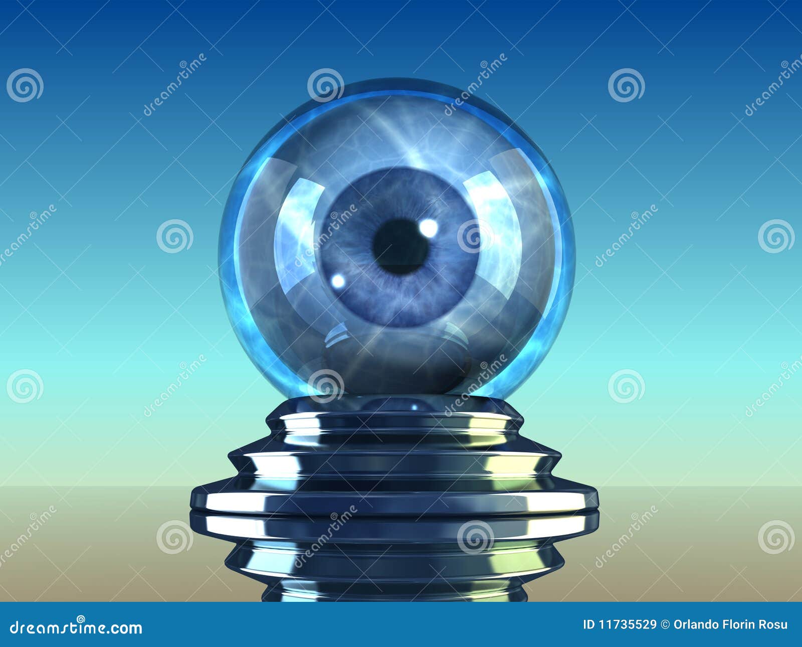The eye stock illustration. Illustration of human, sphere - 11735529