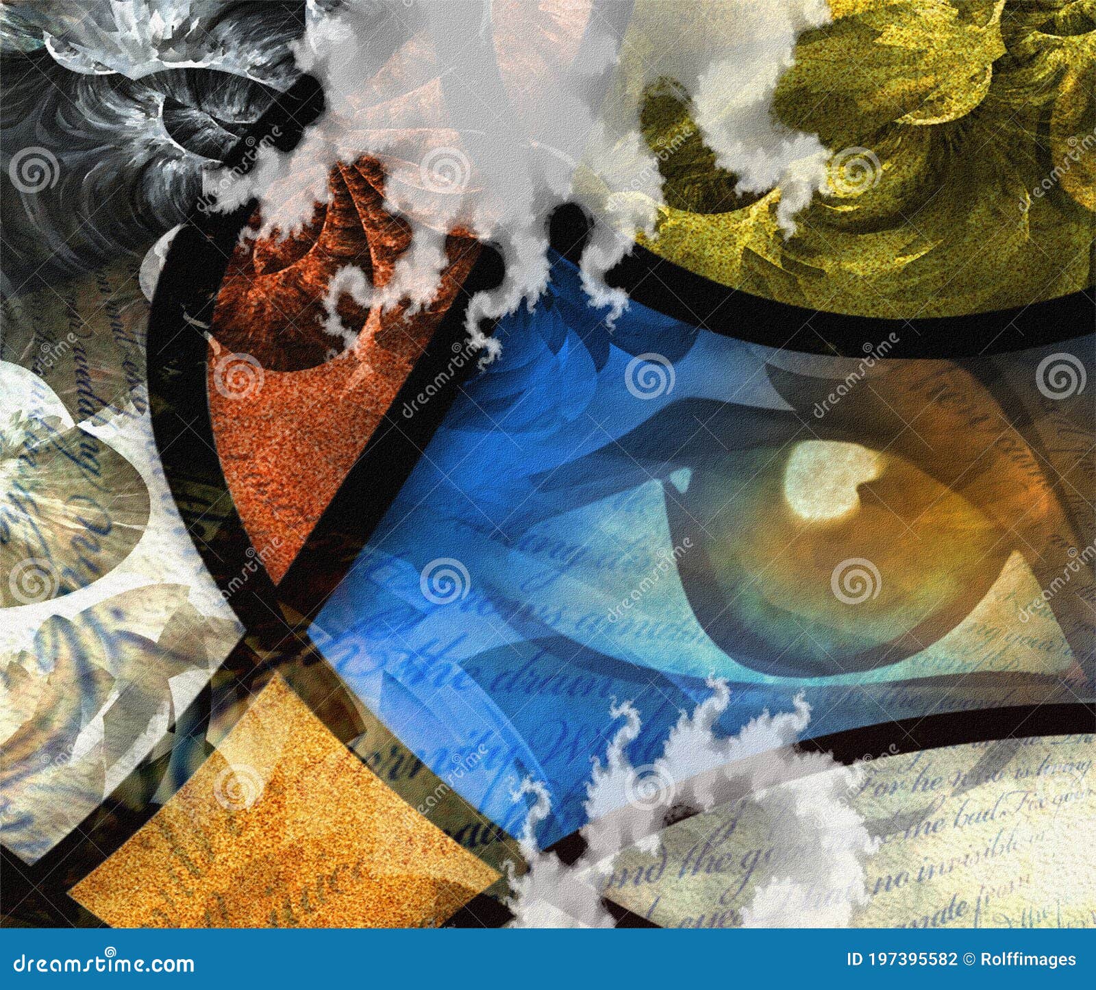 The eye abstract stock illustration. Illustration of look - 197395582