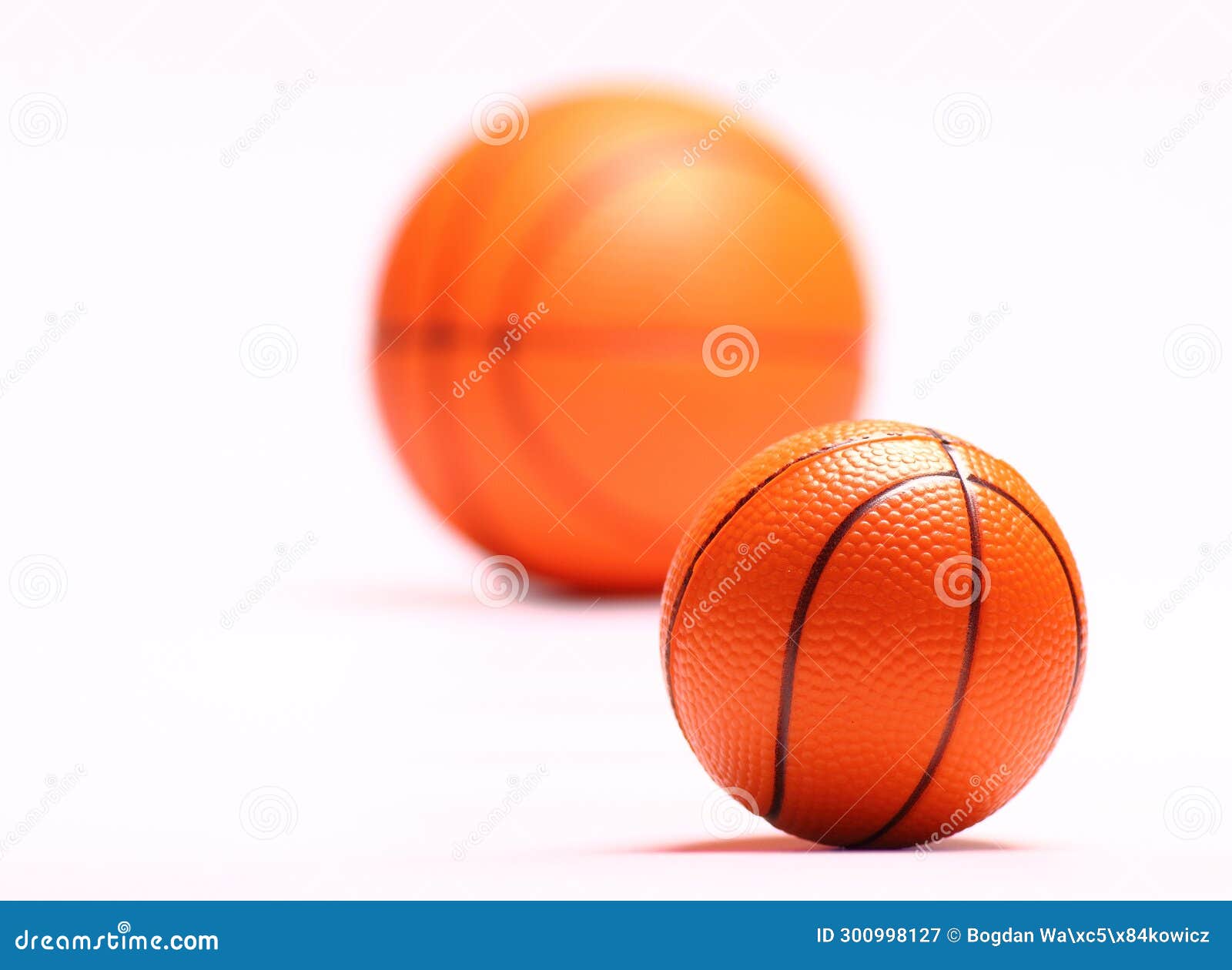 Eye Accommodation Test - Sharpness on the First Ball Stock Image ...