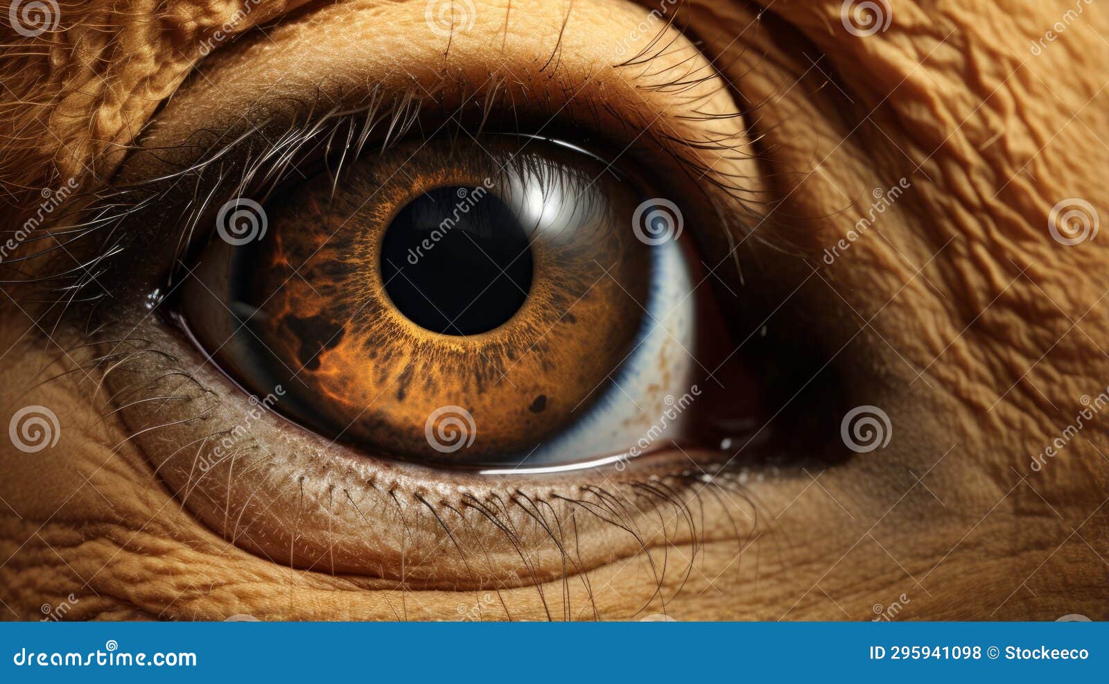 Super Realistic Camel Eye - Hyper-detailed Rendering of Animal Eye ...