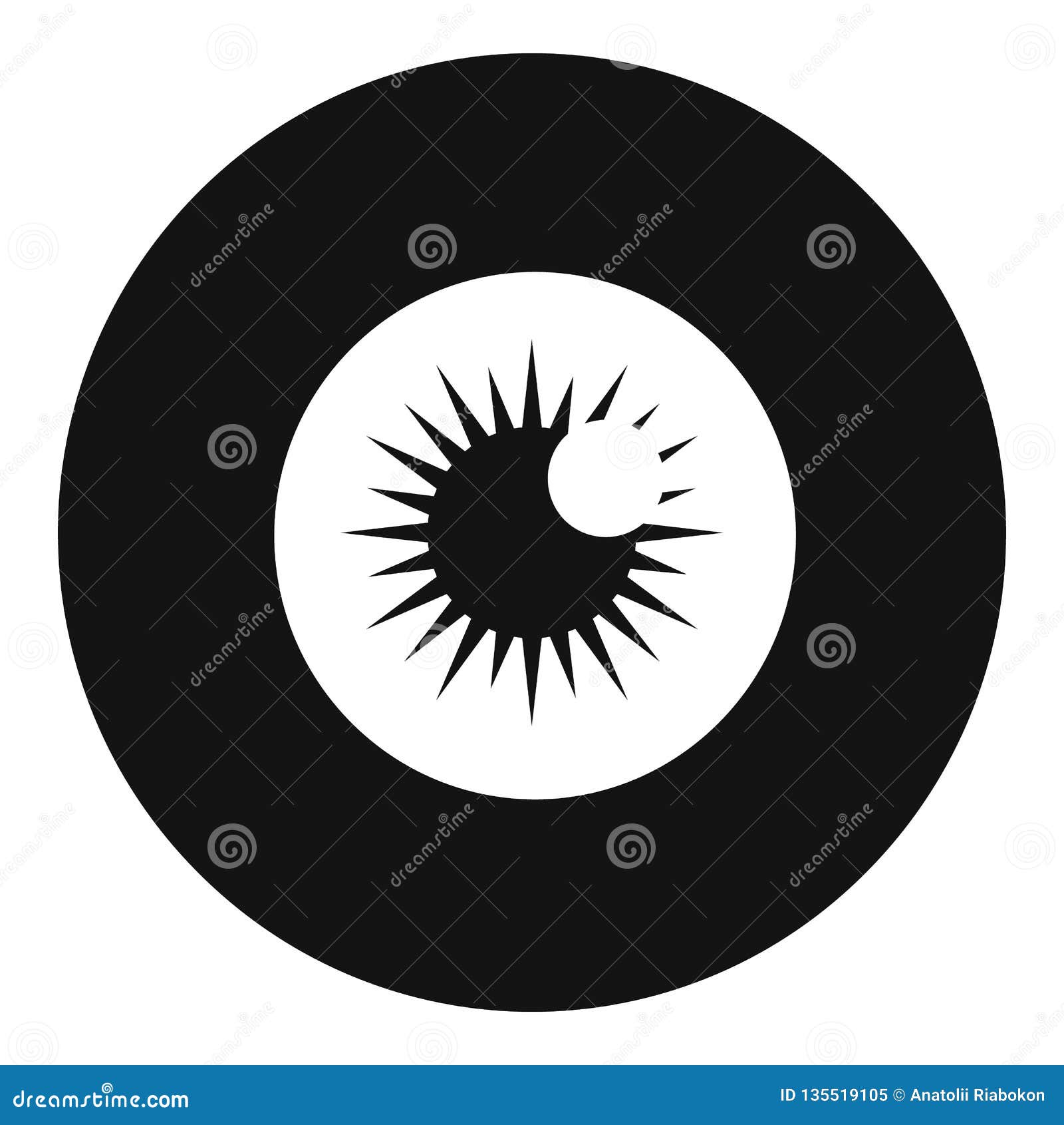 Eye Ball Icon, Simple Style Stock Vector - Illustration of graphic ...
