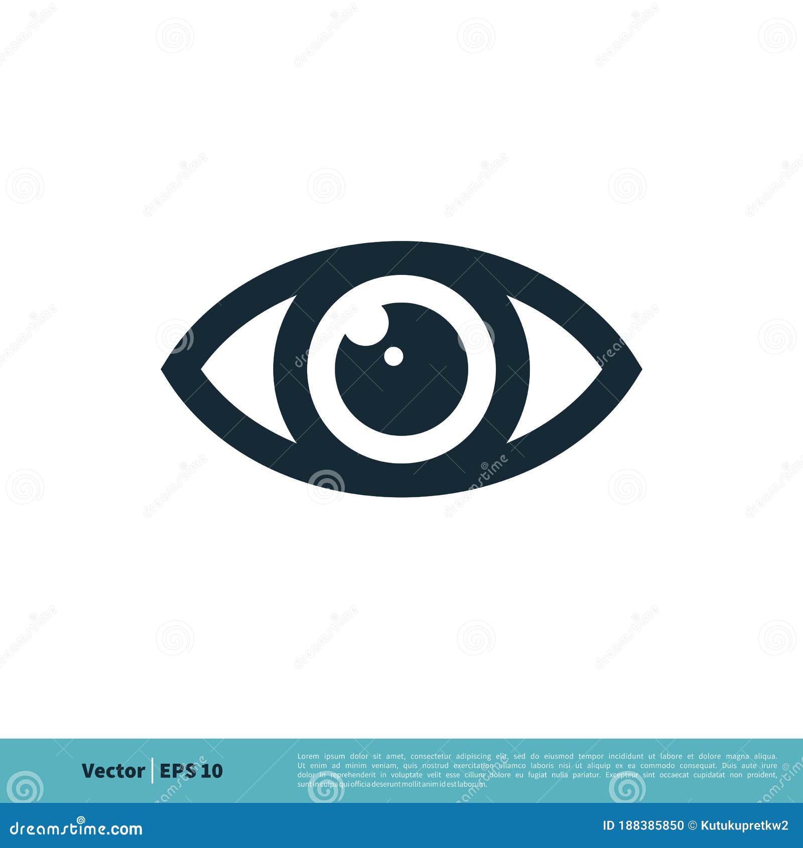 Eye Ball Icon Vector Logo Template Illustration Design. Vector EPS 10 ...