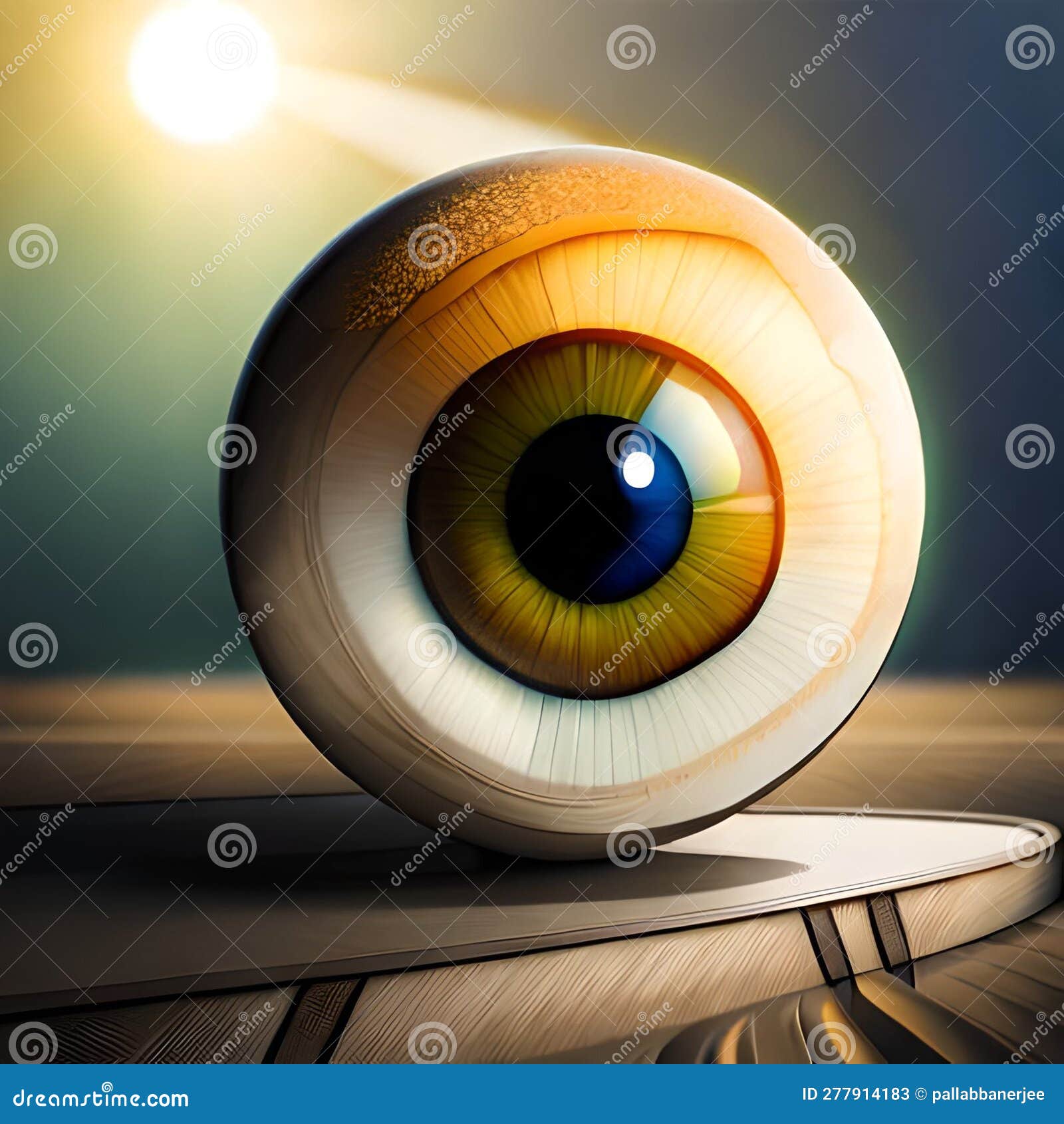 An eye ball stock illustration. Illustration of anatomy - 277914183