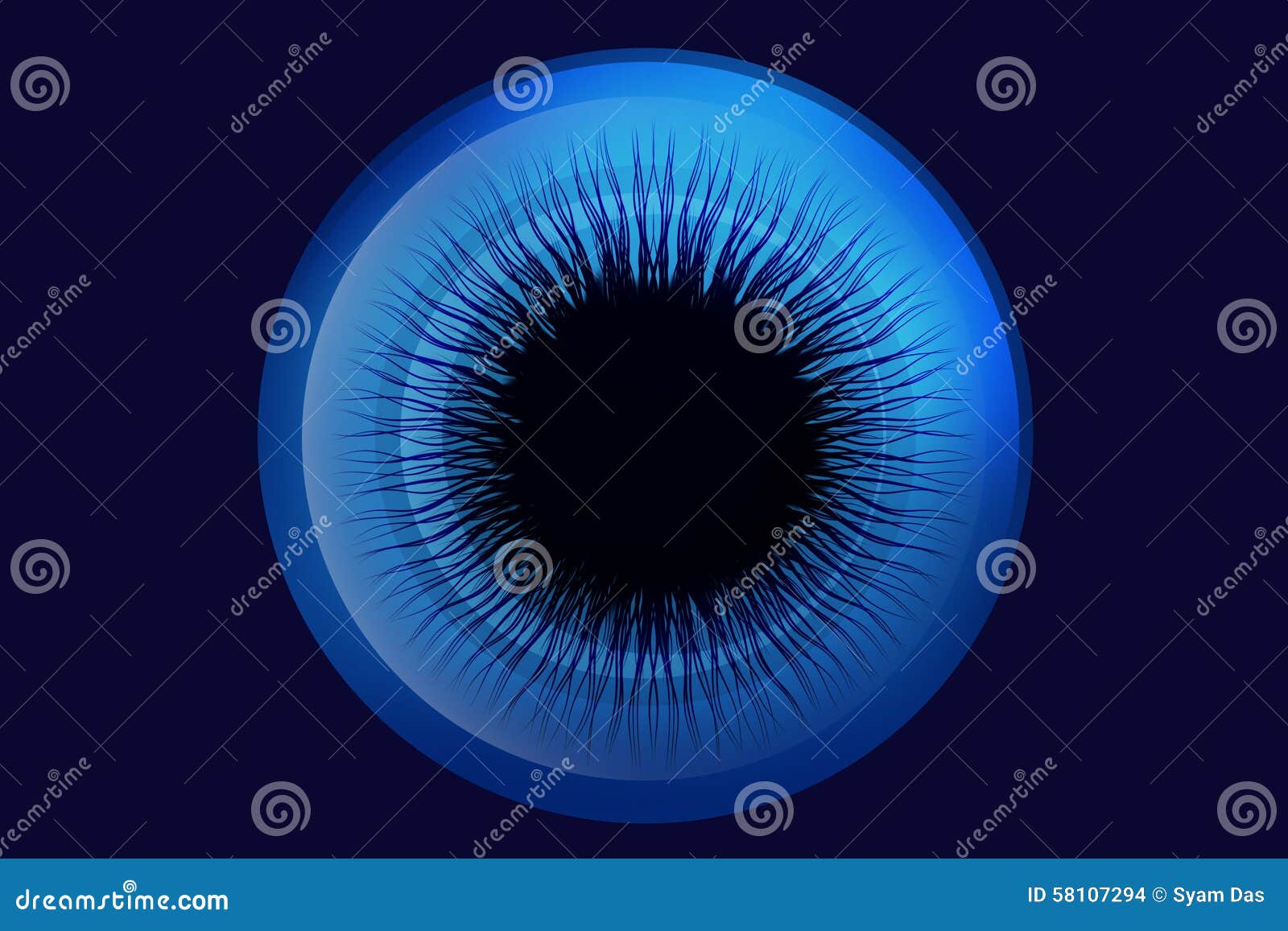 Eye ball stock illustration. Illustration of purpose - 58107294