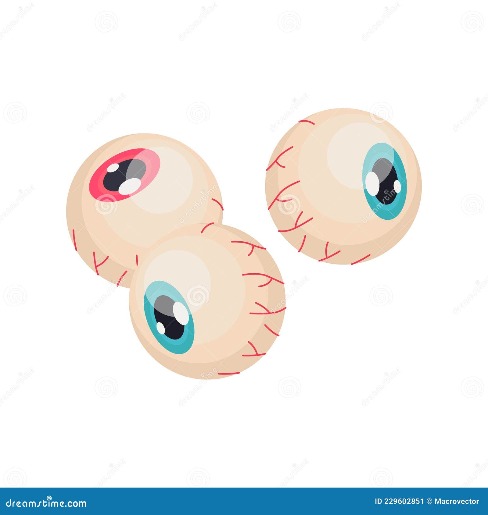 Eye Balls Illustration stock vector. Illustration of design - 229602851