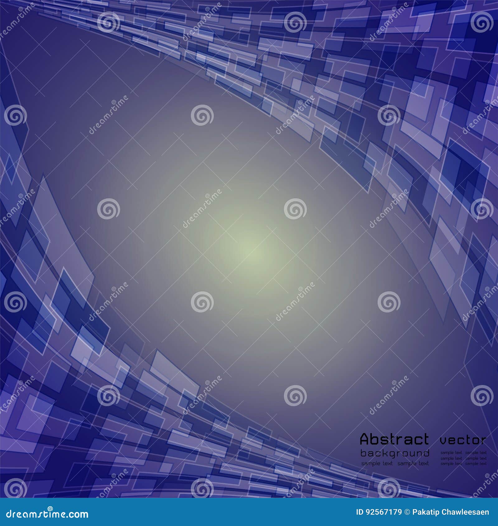 The Eye on Blue Color Abstract Background Stock Vector - Illustration ...