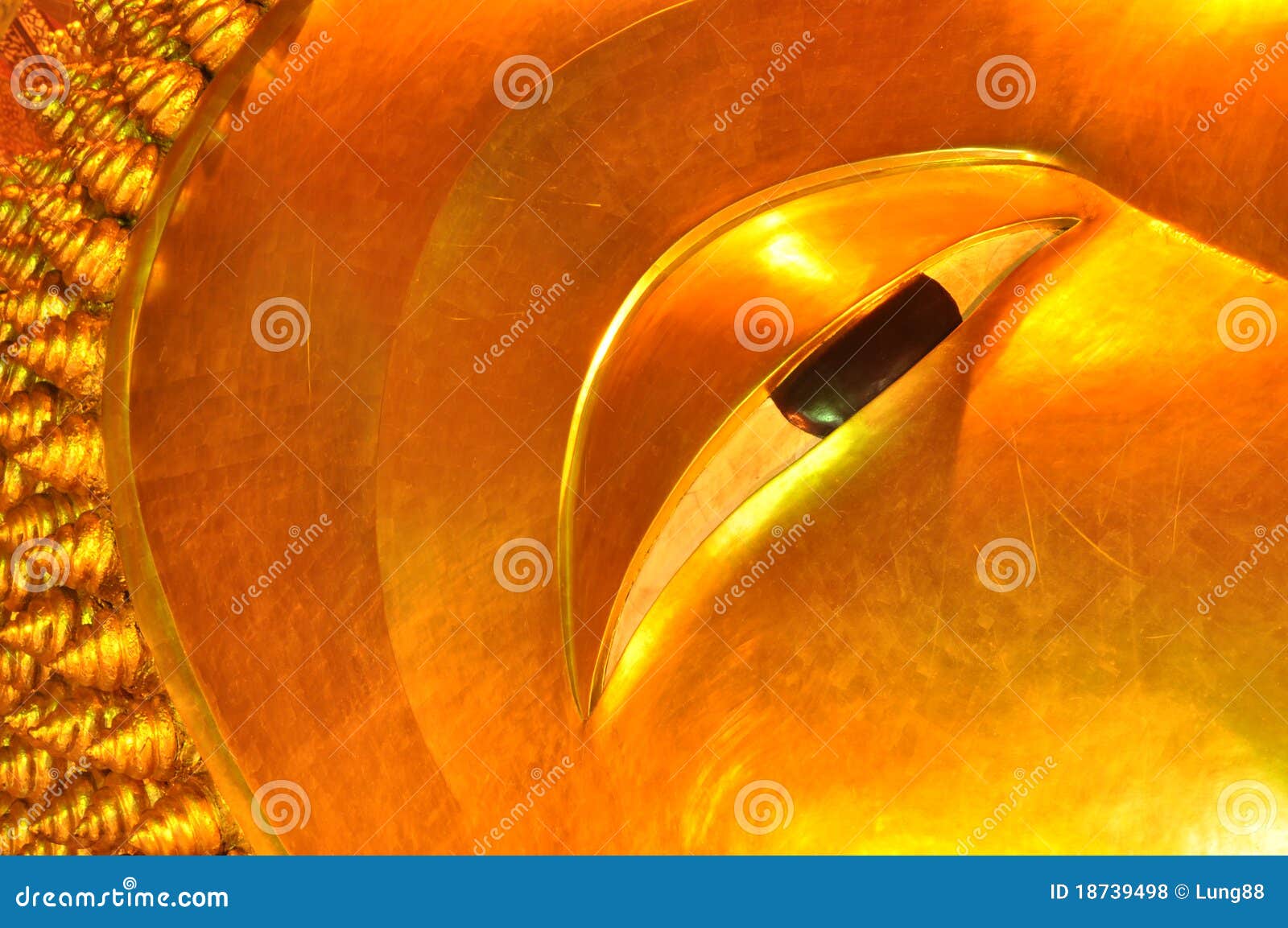 Eye of Buddha stock photo. Image of buddhism, thai, statue - 18739498