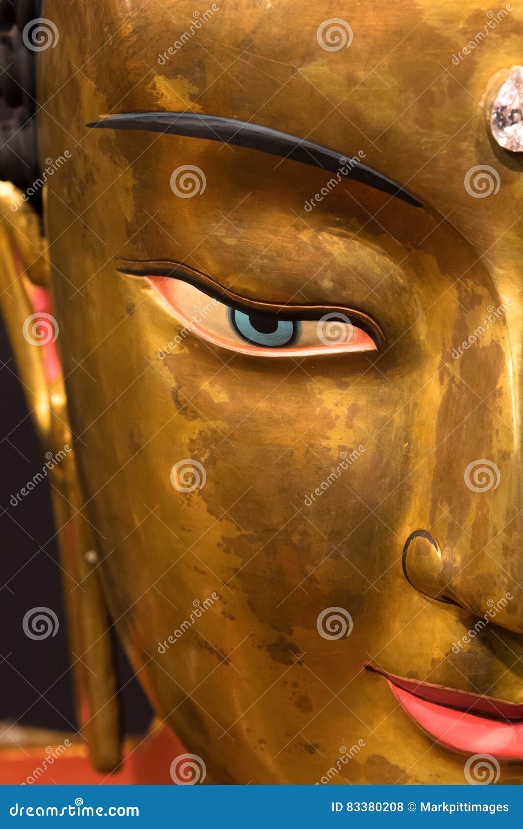 Eye of buddha stock photo. Image of colorful, color, meditation - 83380208