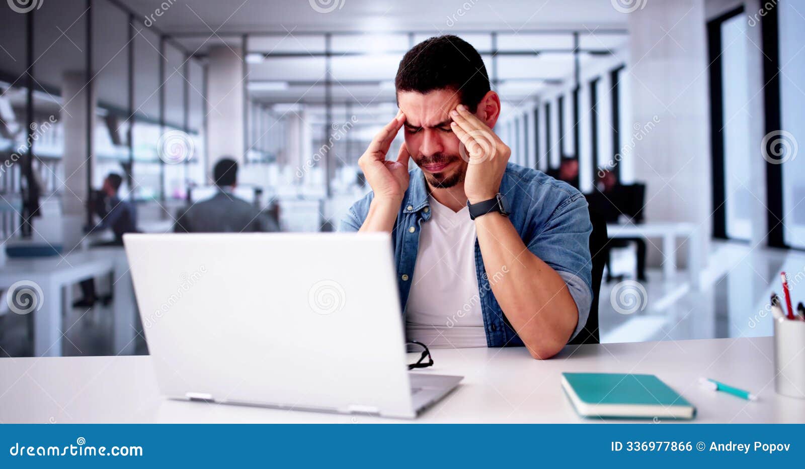 Eye Burning Pain Spasm And Fatigue Stock Photo | CartoonDealer.com ...