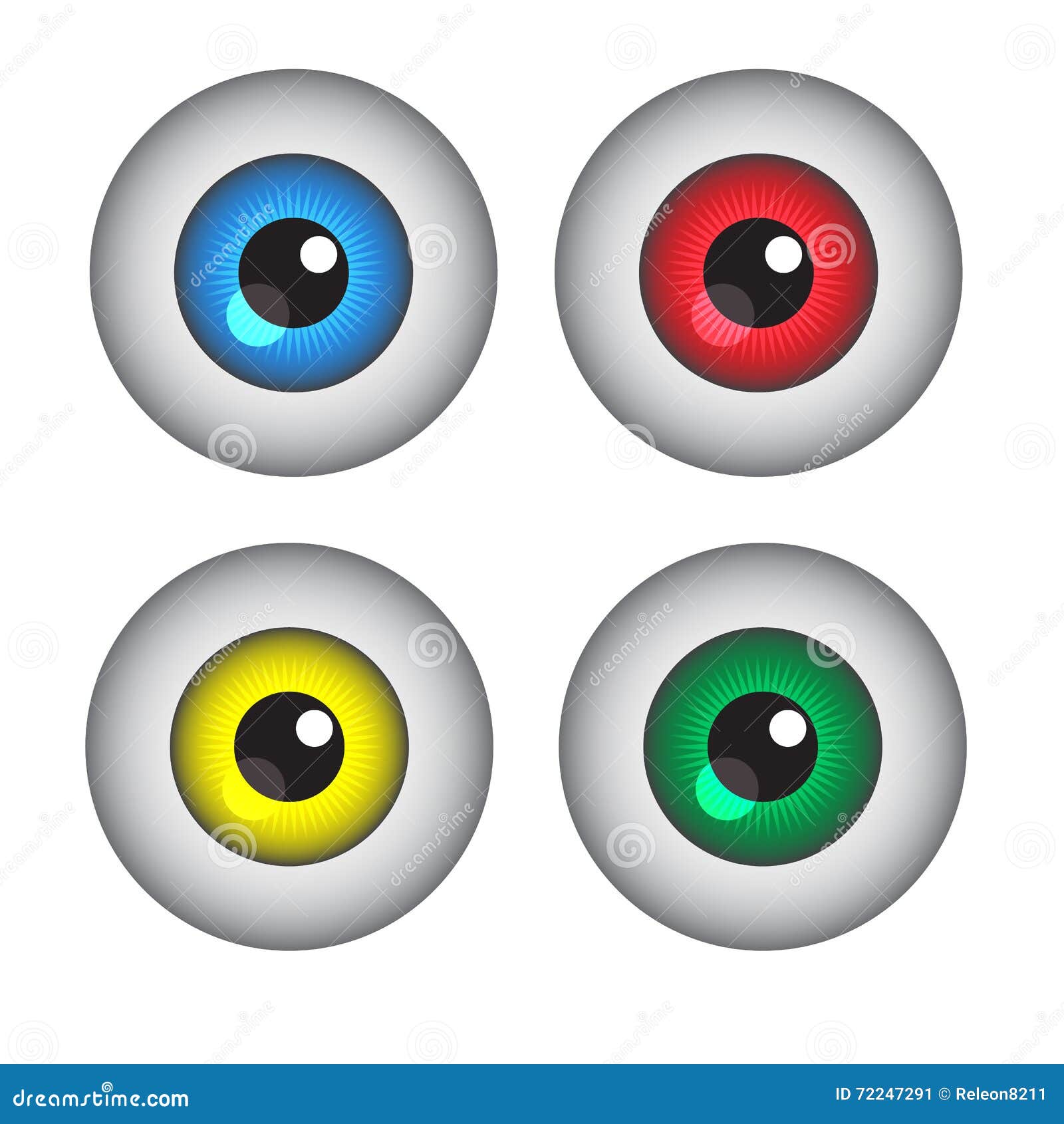 Eye button icon stock illustration. Illustration of button - 72247291