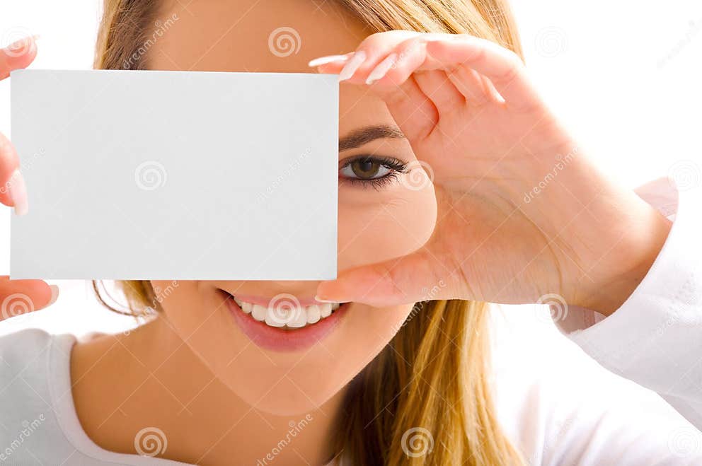 Eye and card stock photo. Image of attractive, gorgeous - 9571758