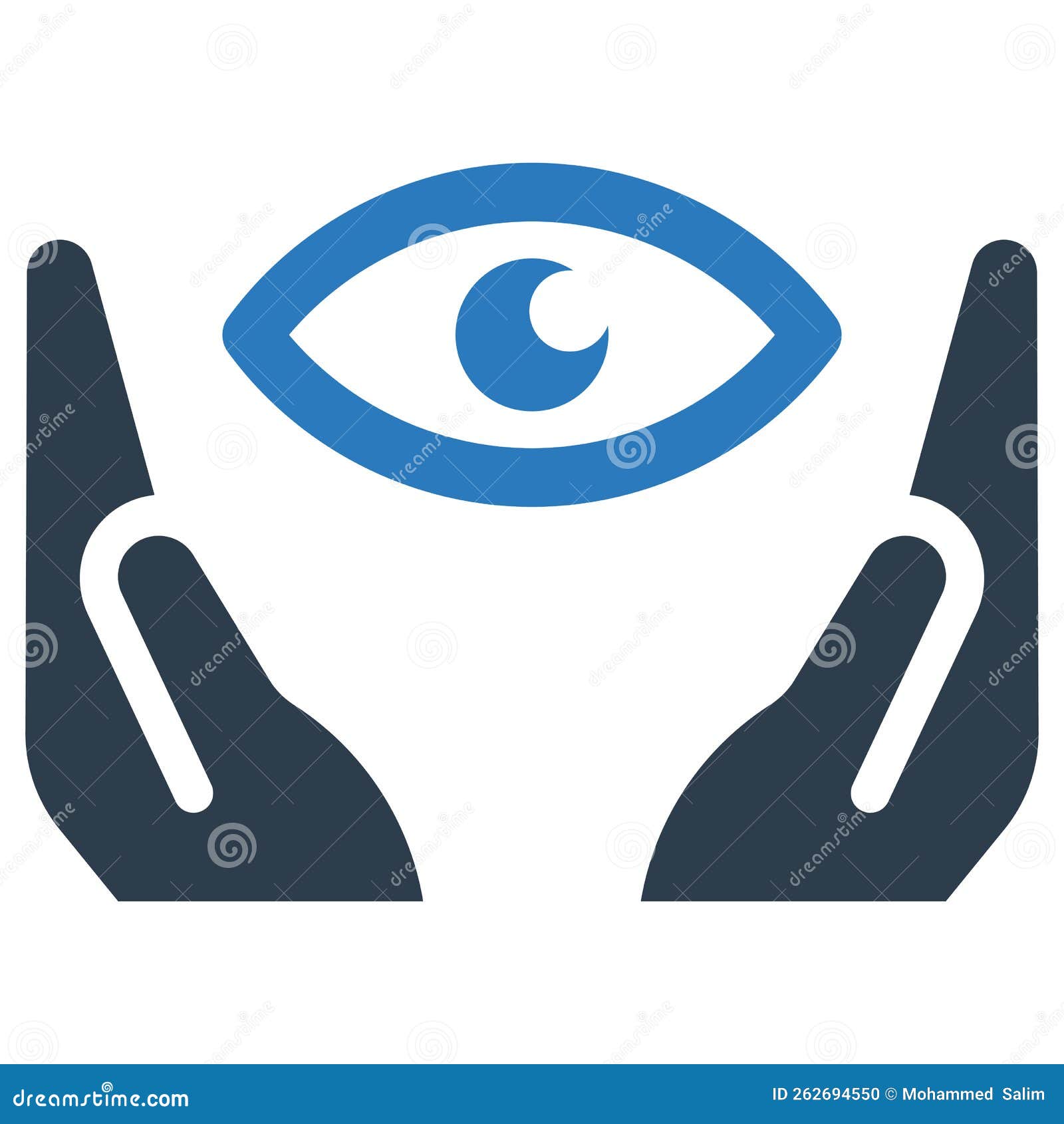 Eye care icon stock vector. Illustration of insurance - 262694550