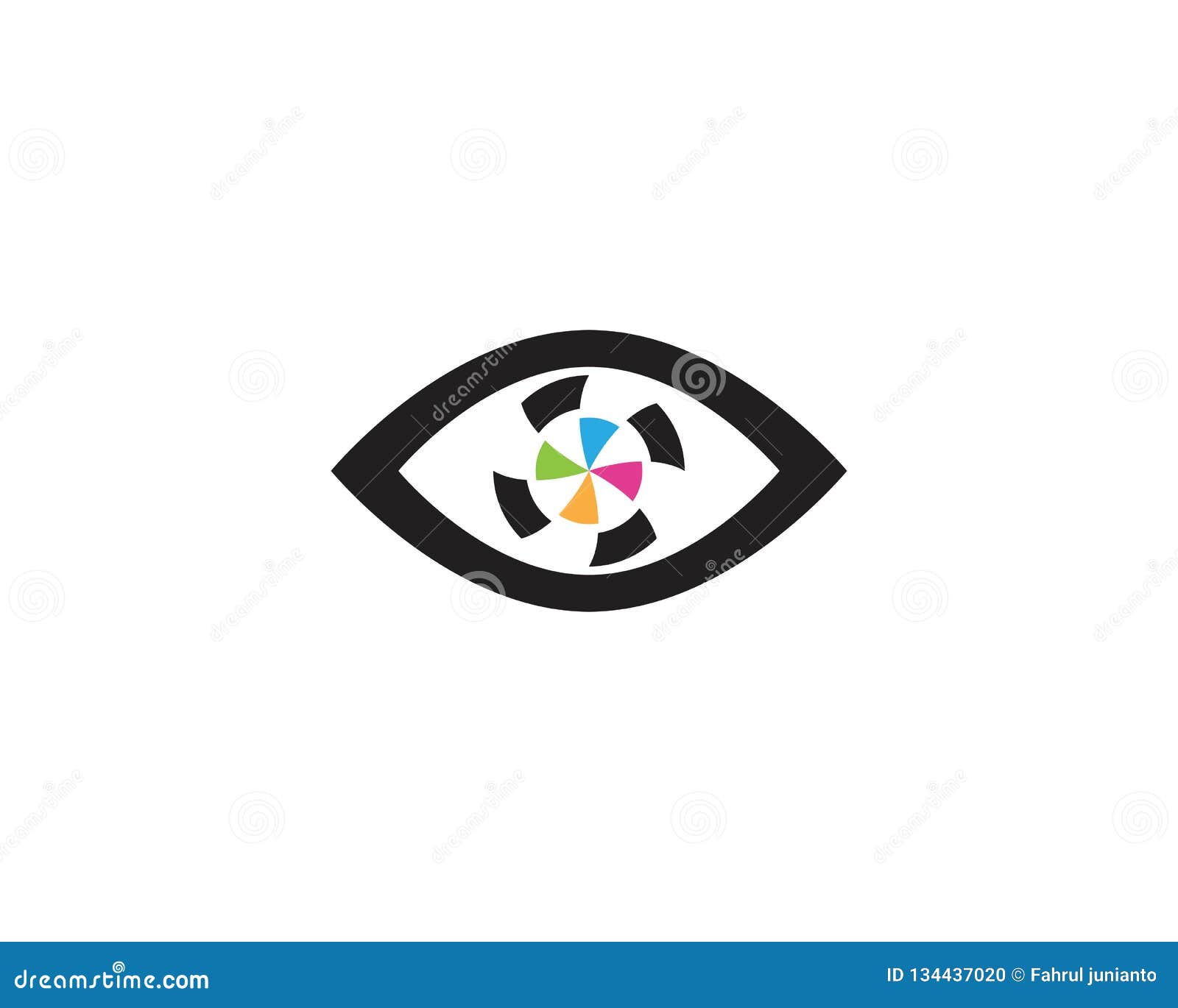 Eye Care Logo Design Template Stock Vector - Illustration of recycle ...