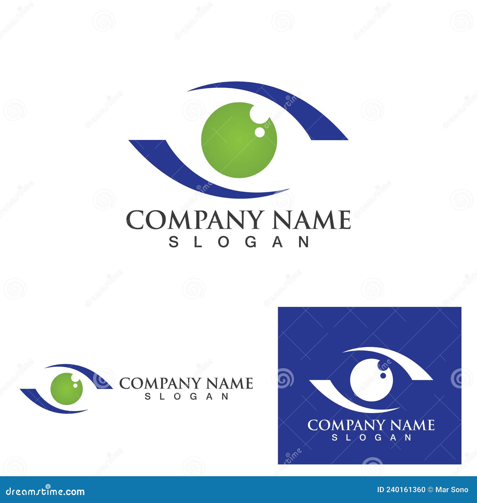 Eye Care Logo and Symbols Template Vector Icons App Stock Vector ...