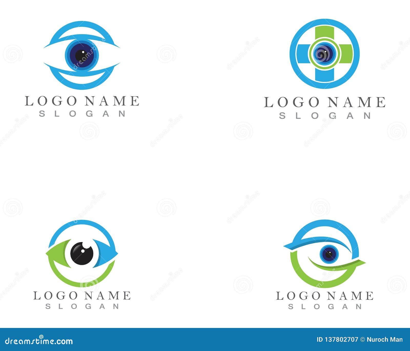 Eye care logo Template stock vector. Illustration of health - 137802707