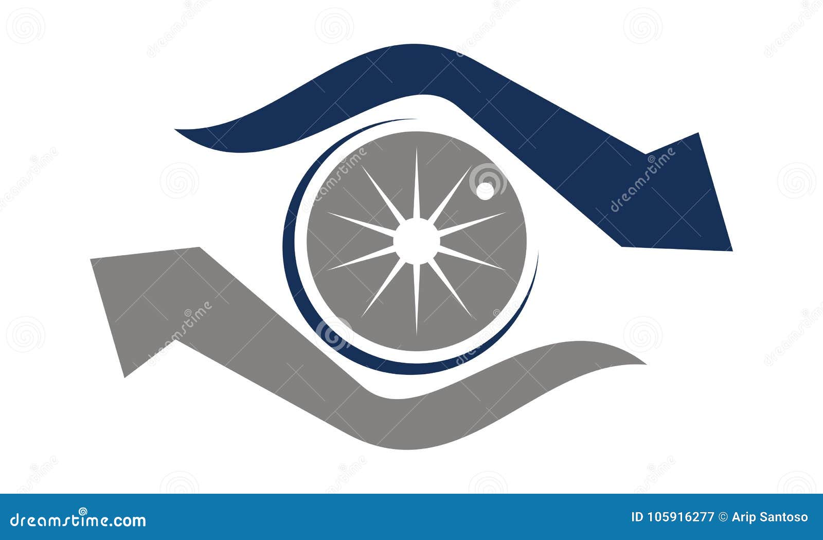 Eye Care Solutions stock vector. Illustration of clinic - 105916277
