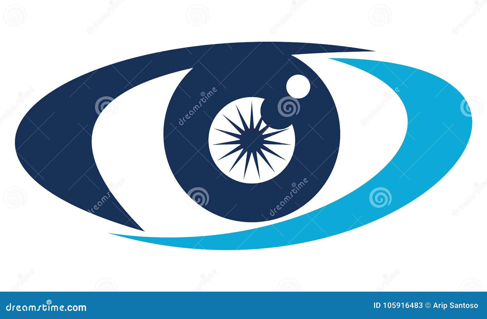 Eye Care Solutions stock vector. Illustration of doctor - 105916483