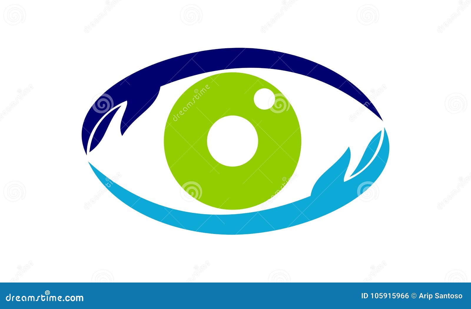 Eye Care Solutions stock vector. Illustration of color - 105915966