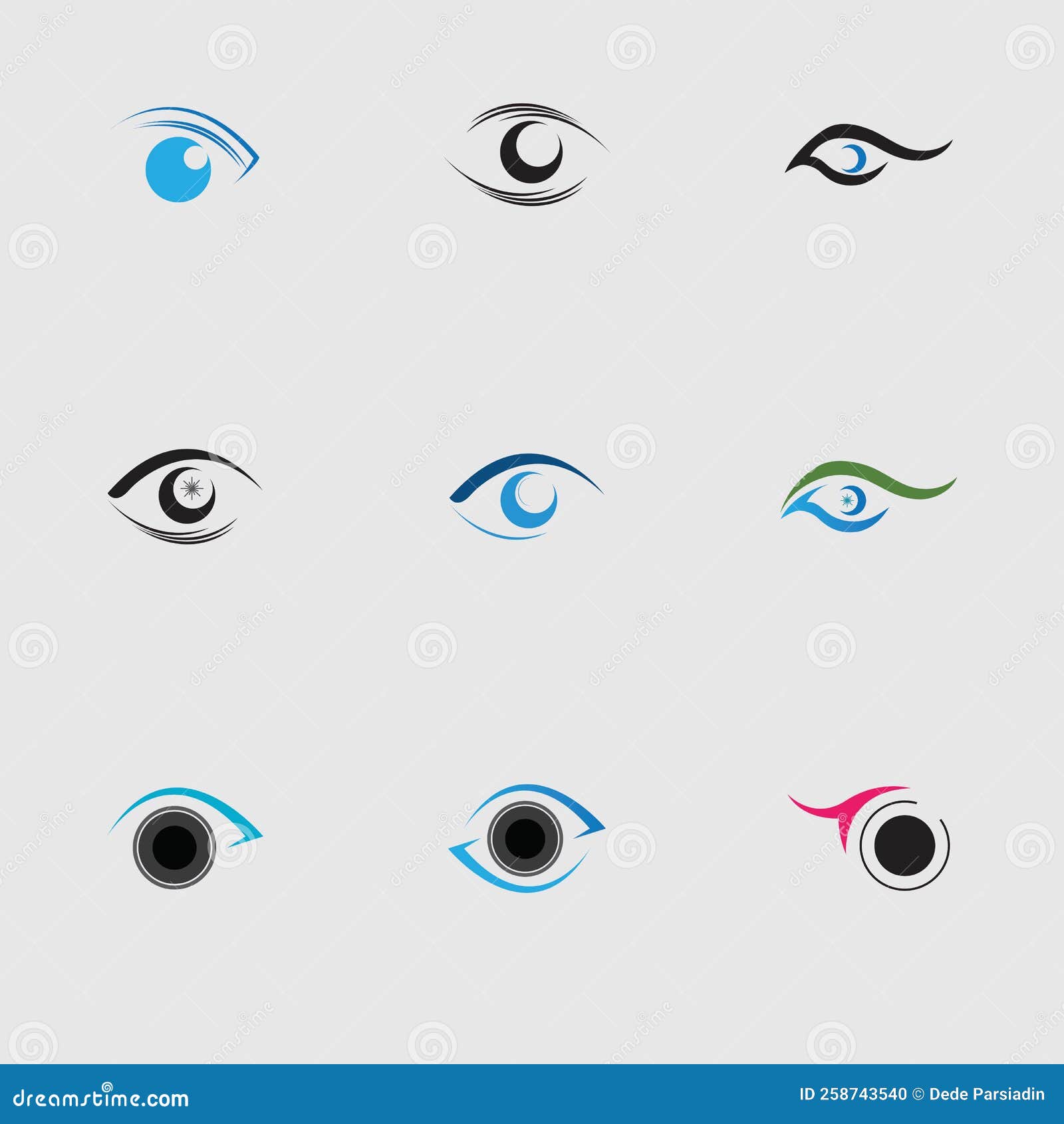 Eye Care Vector Logo Design Stock Vector - Illustration of vision ...