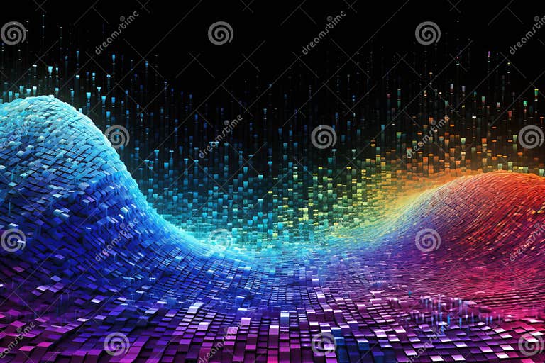 An Eye-catching Abstract Background Featuring a Vibrant Array of ...