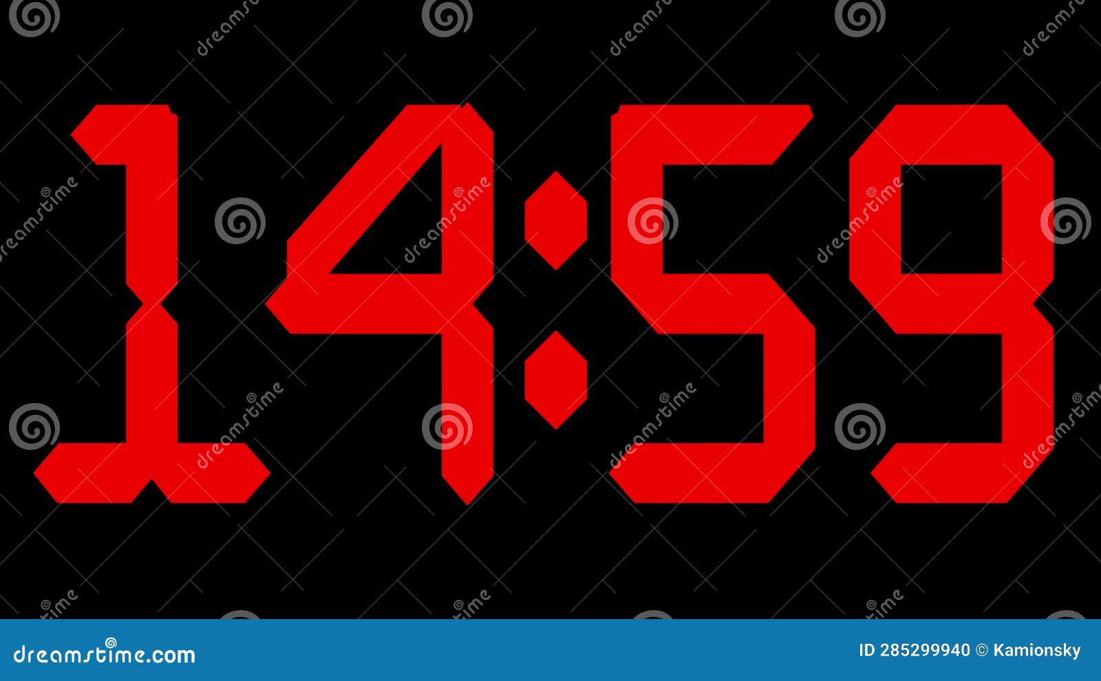 Eye-catching Countdown Animation with a Time Counter Rapidly Counting ...