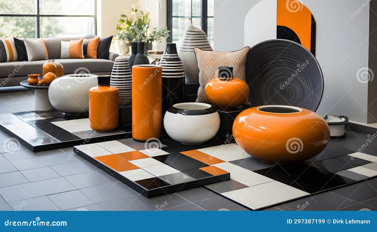 An Eye-catching Display of Bold Geometric Shapes and Patterns in an ... An Eye-catching Display of Bold Geometric Shapes and Patterns in an ...