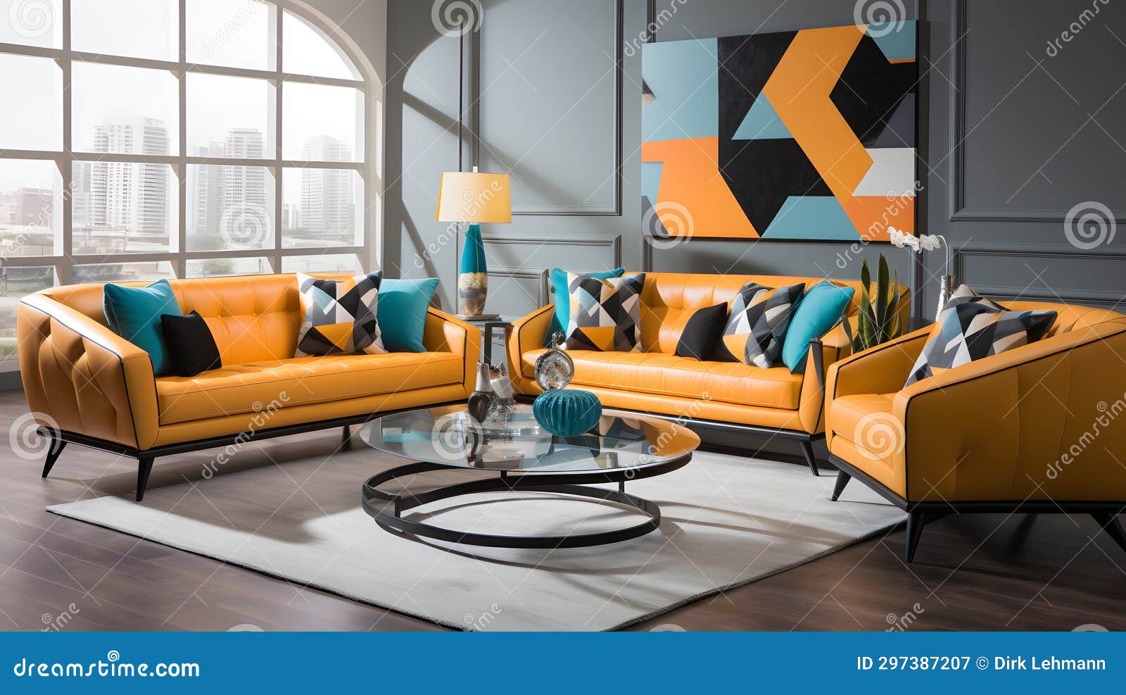 An Eye-catching Display of Bold Geometric Shapes and Patterns in an ...