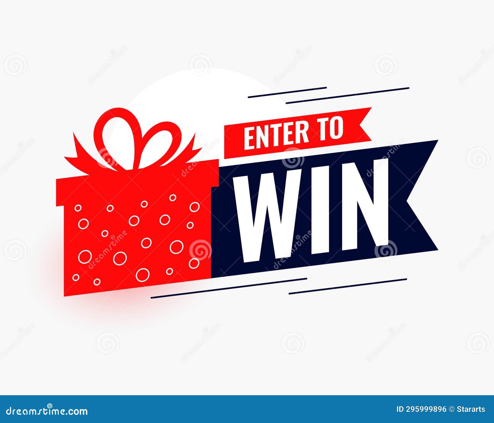 Eye Catching Enter Now and Win Big Gifts Template Stock Vector ...