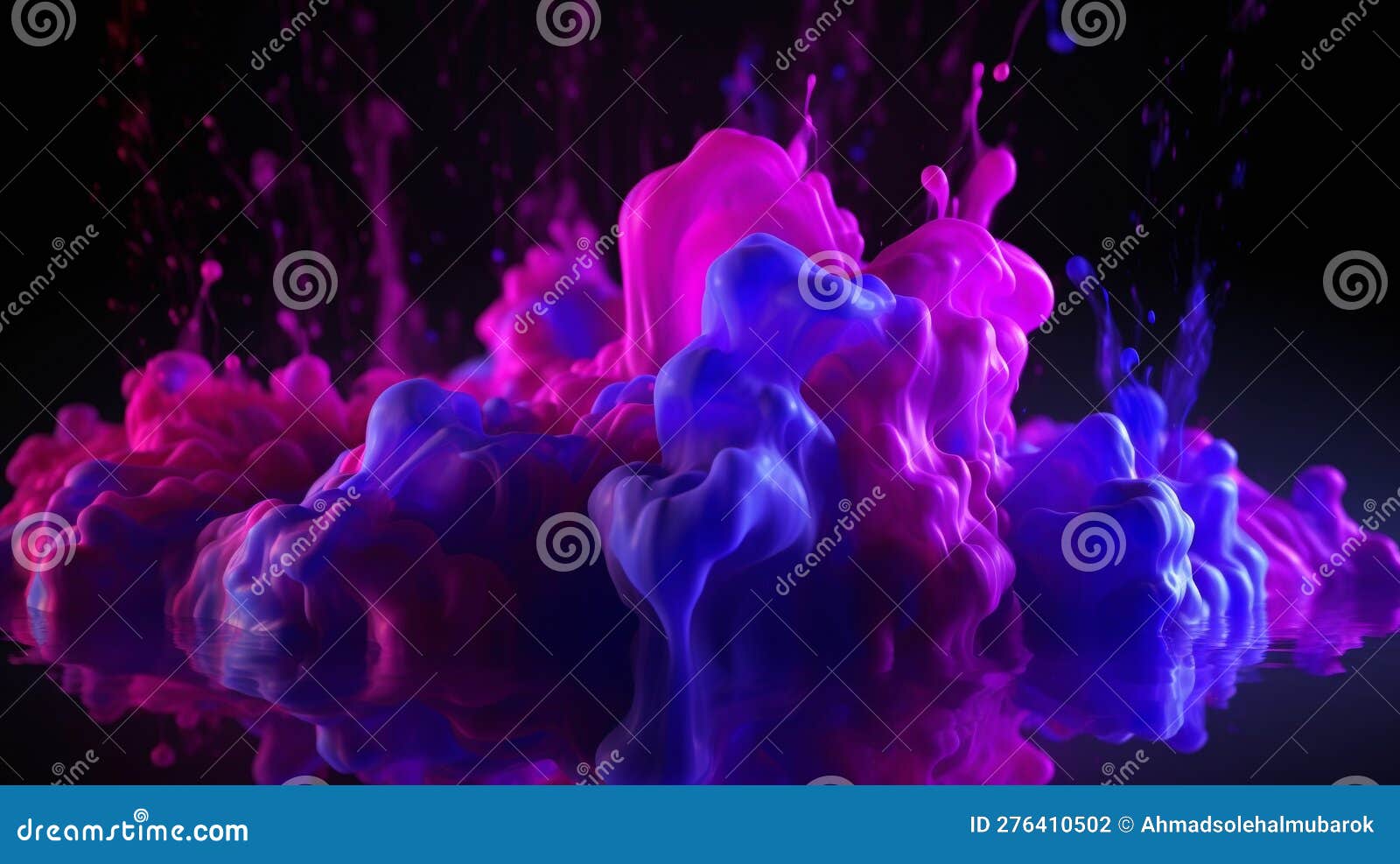 Vibrant Neon Liquid Background Stock Illustration - Illustration of ...