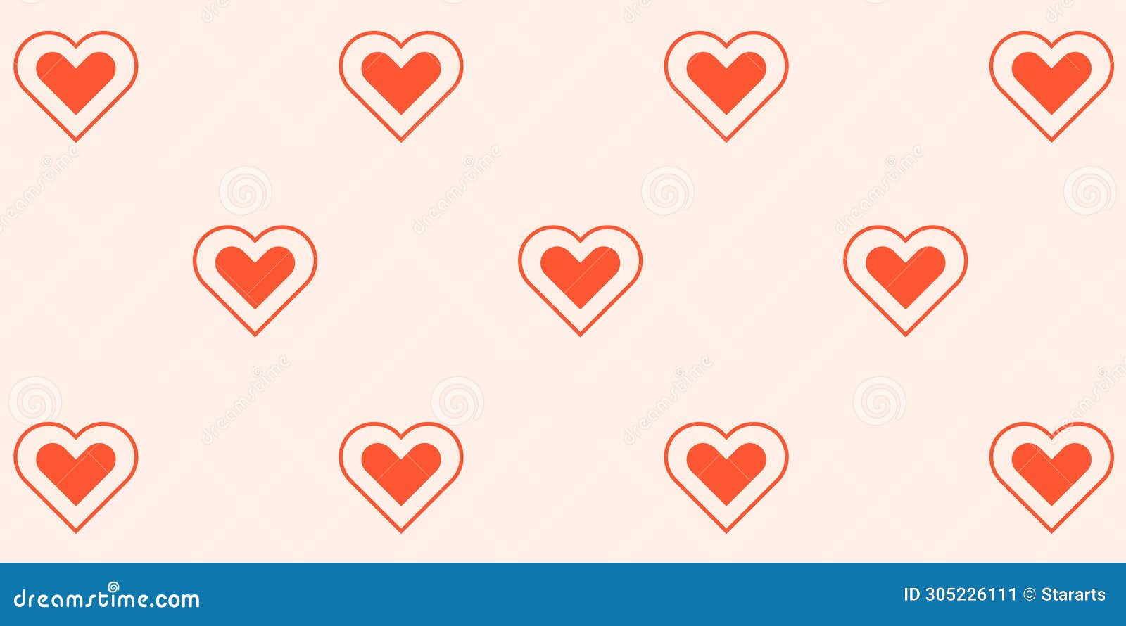 Eye Catching Love Heart Pattern Wallpaper for Valentines Couples Stock ...