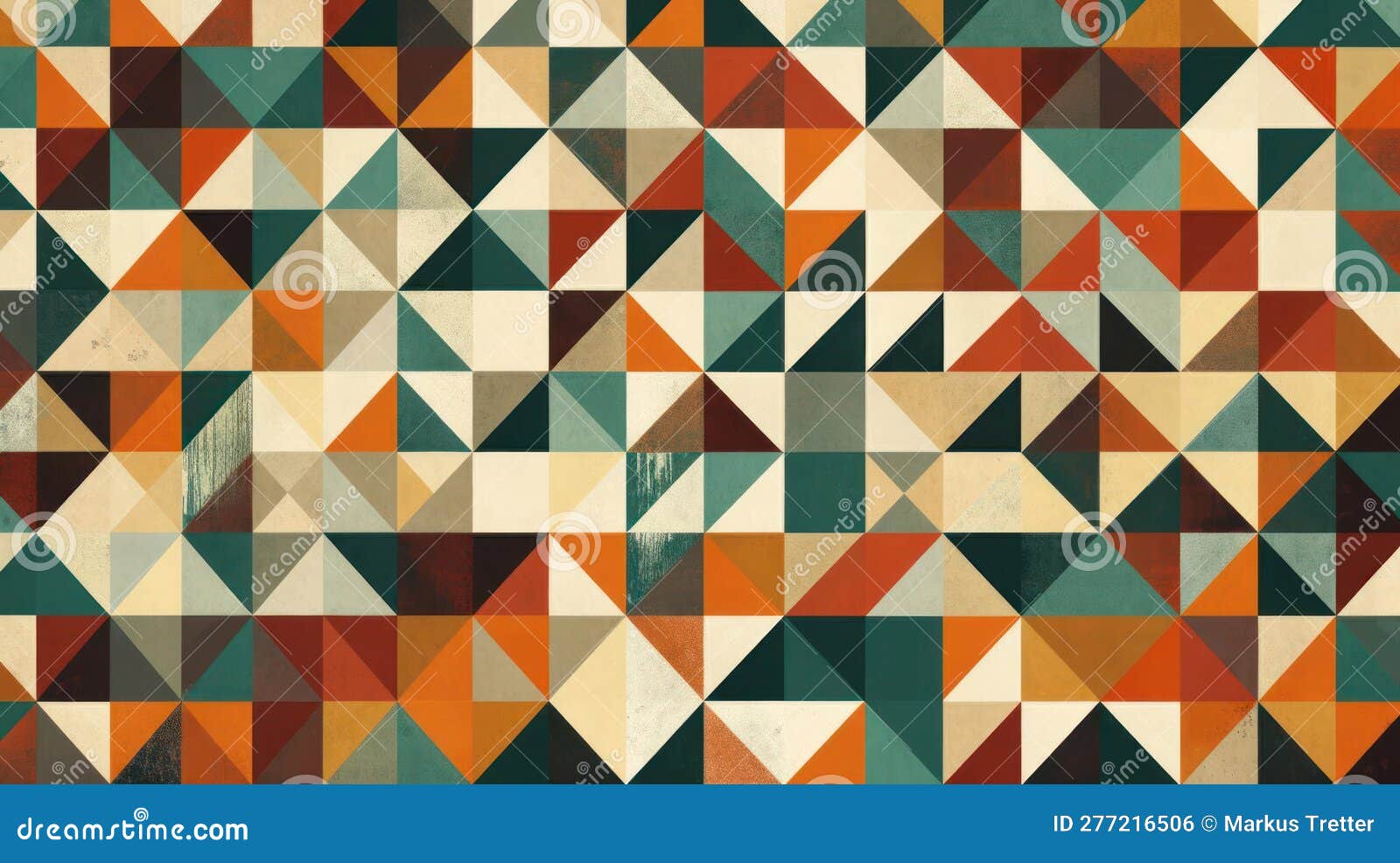 A Geometric Pattern of Squares and Triangles Exuding a Sense of ...